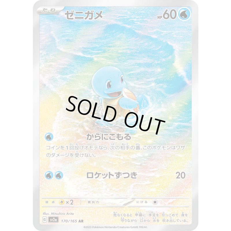 〔状態C〕ゼニガメ【AR】{170/165}